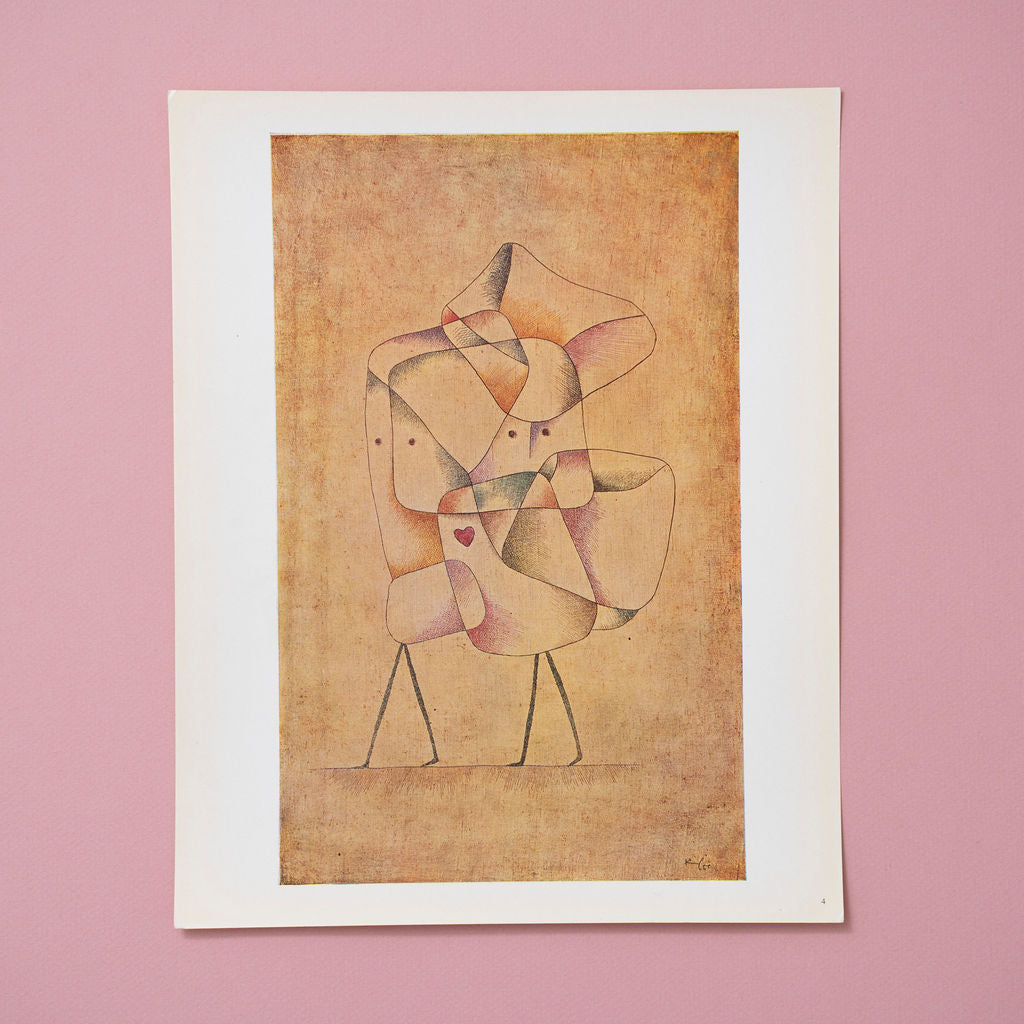 Vintage 1950’s Klee “Brother and Sister” Swiss Art Print | Collectible ...