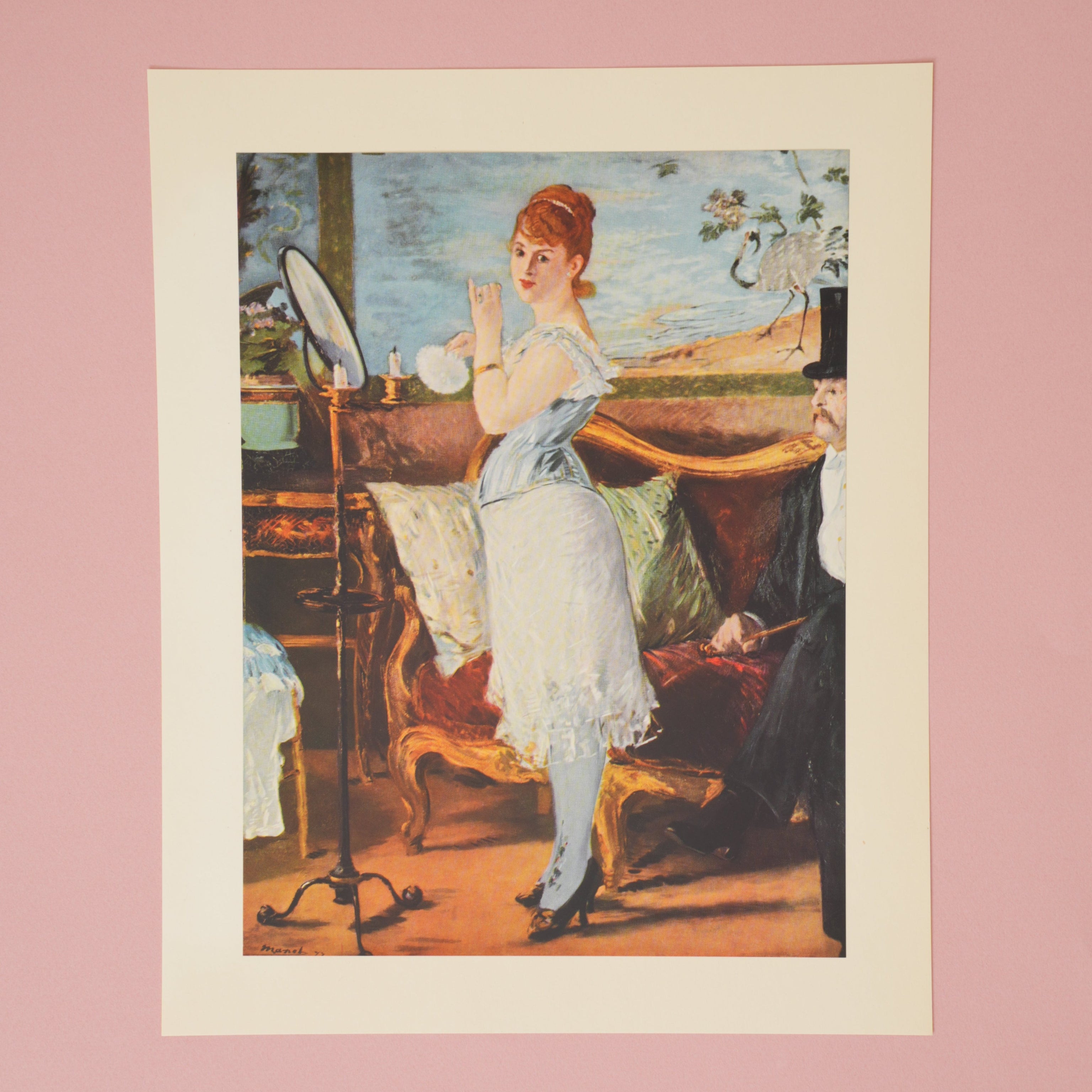 Vintage 1953 Manet "Nana" Offset Lithograph Portrait – GOLDEN RULE GALLERY