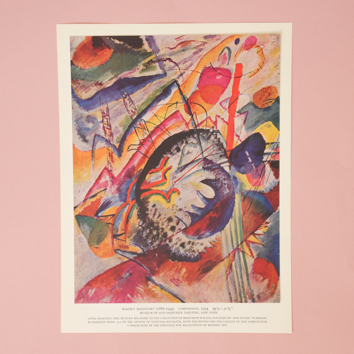 Vintage 1950 Wassily Kandinsky "Composition" Art Print | Art History at ...