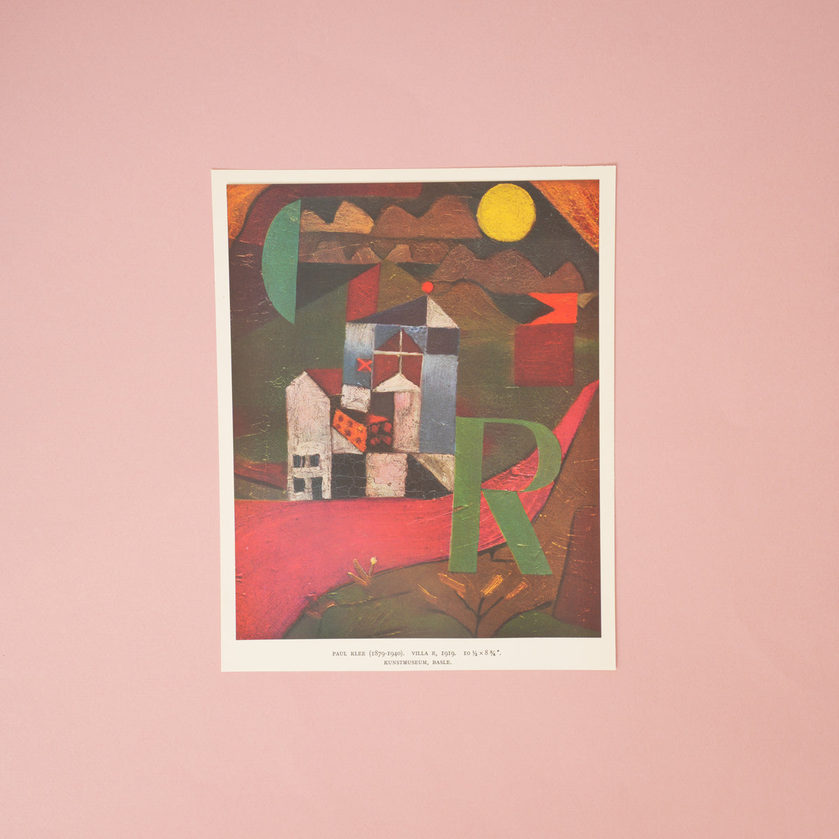Vintage 1950 Paul Klee "Villa R" Art Print | Art History at Golden Rule ...