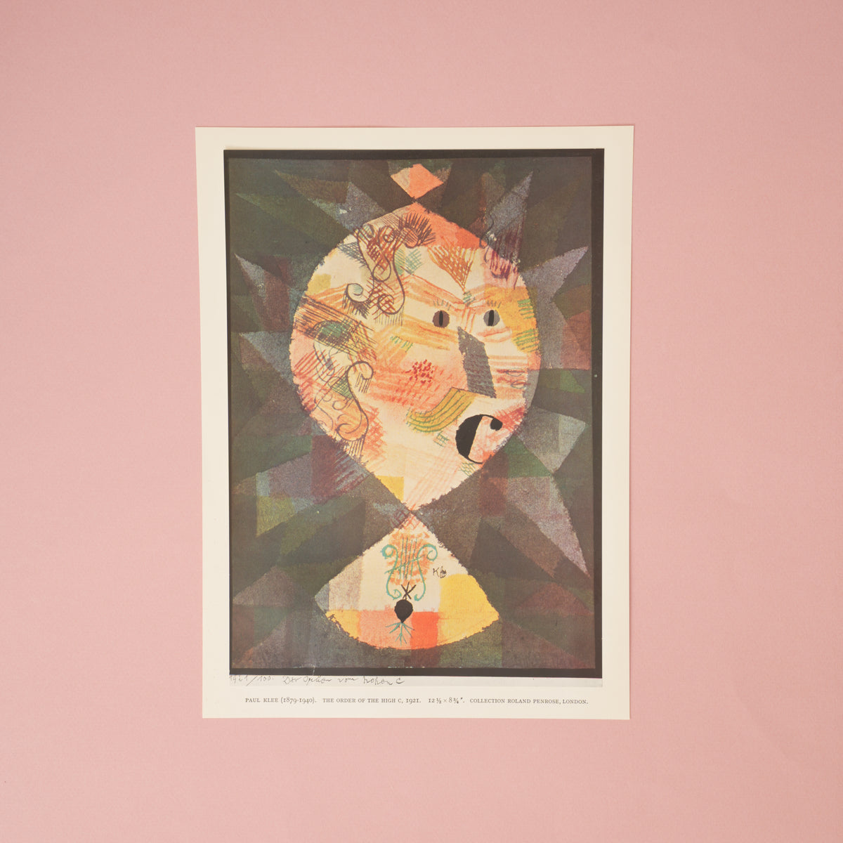 Vintage 1950 Paul Klee "The Order of the High C" Art Print | Art ...