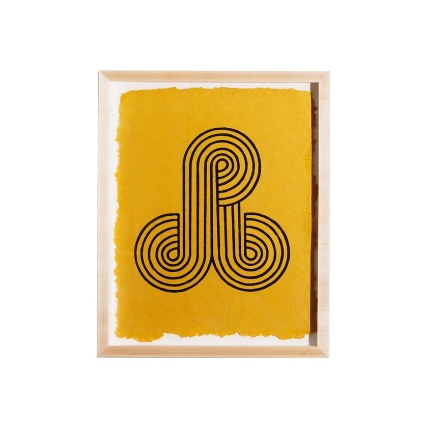 Block Shop "Trillium" Woodblock Print | Minimalist Artwork – GOLDEN ...