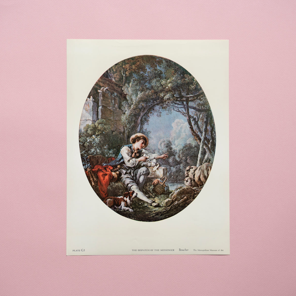 Vintage 1959 Boucher "The Dispatch of the Messenger" Art Print – GOLDEN ...