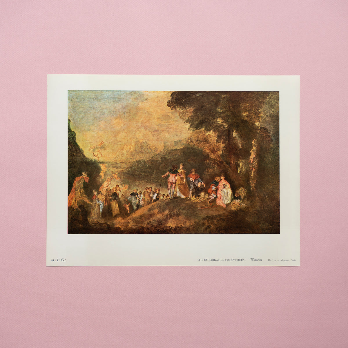 Vintage 1959 Watteau "The Embarkation for Cythera” Art Print – GOLDEN ...