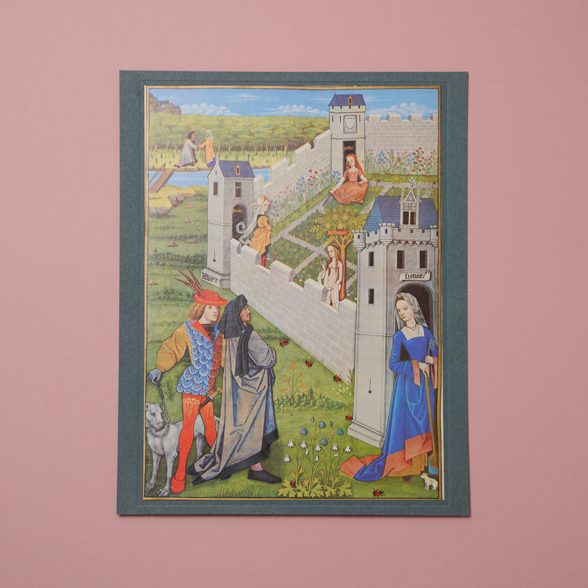 Rare Vintage 1950s Swiss Reproductions of 15th Century Art | Middle ...