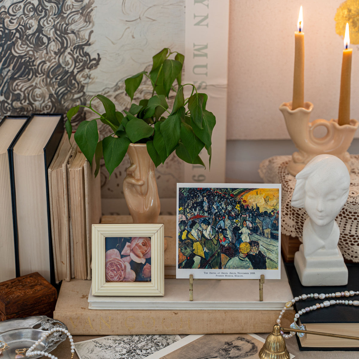 Vintage 1963 Van Gogh "The Arena at Arles" Mini Colorplate – GOLDEN ...