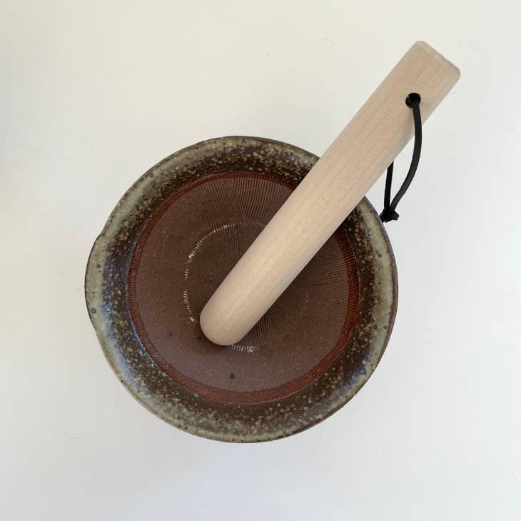 Japanese Hinoki Cypress Wood Pestles with Leather Loop – GOLDEN RULE ...