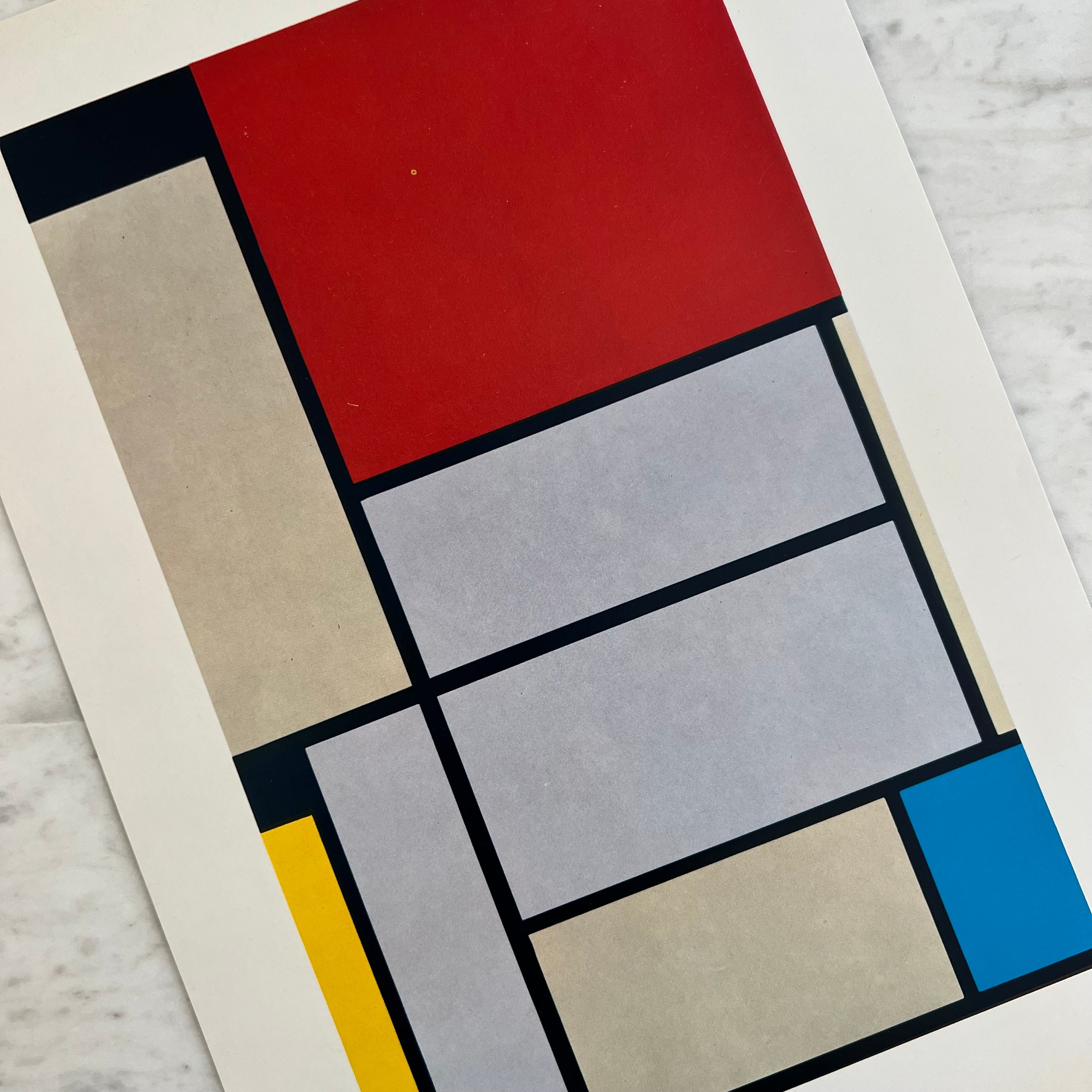 Vintage 1962 Piet Mondrian "Tableau l" Art Print | Collectible Art ...