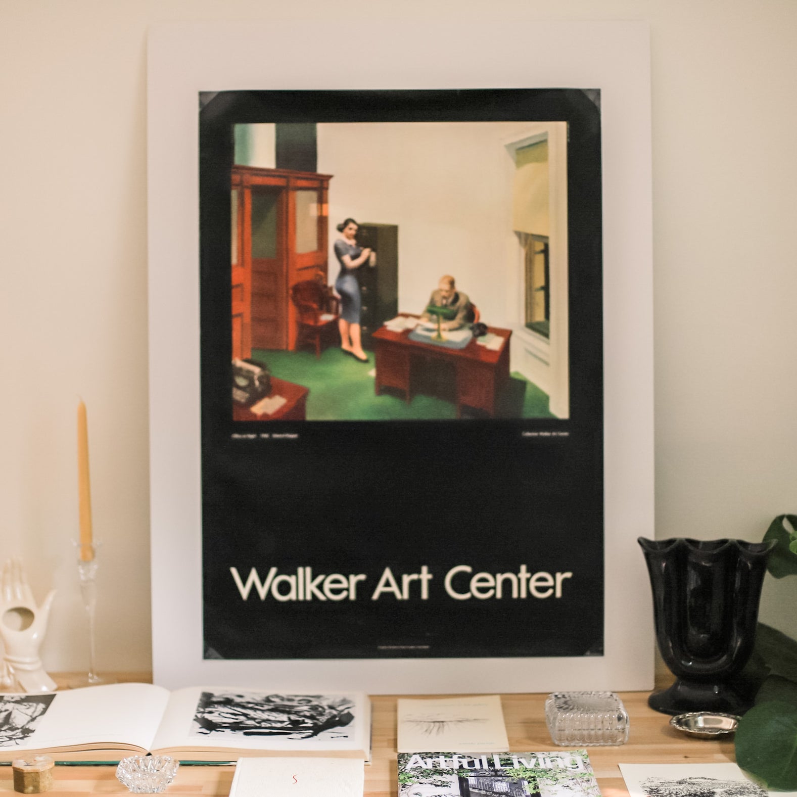 Vintage 1981 Edward Hopper "Office at Night" Walker Art Center Exhibit ...