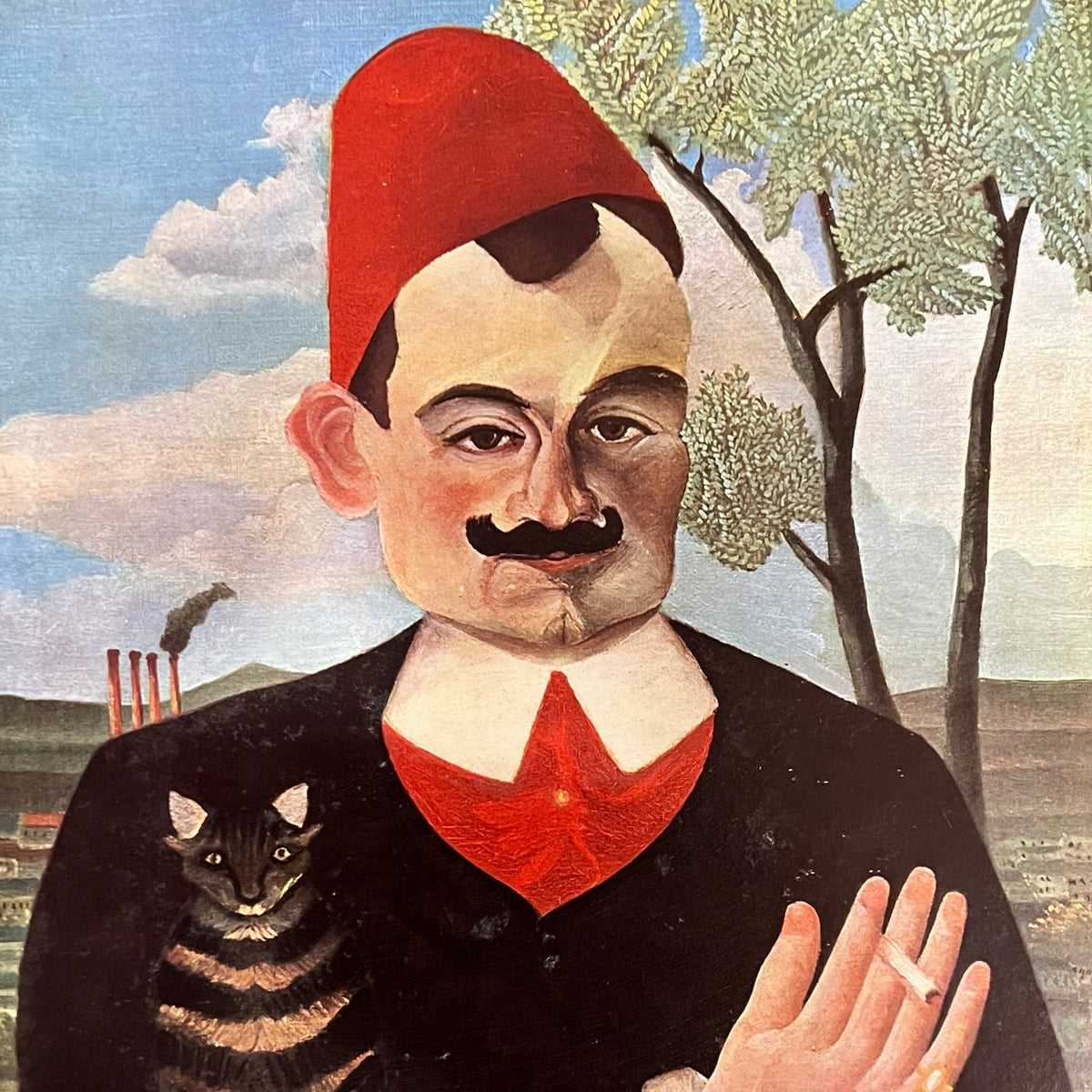 Vintage 1940s Rousseau "Portrait of Pierre Loti" German Lithograph ...