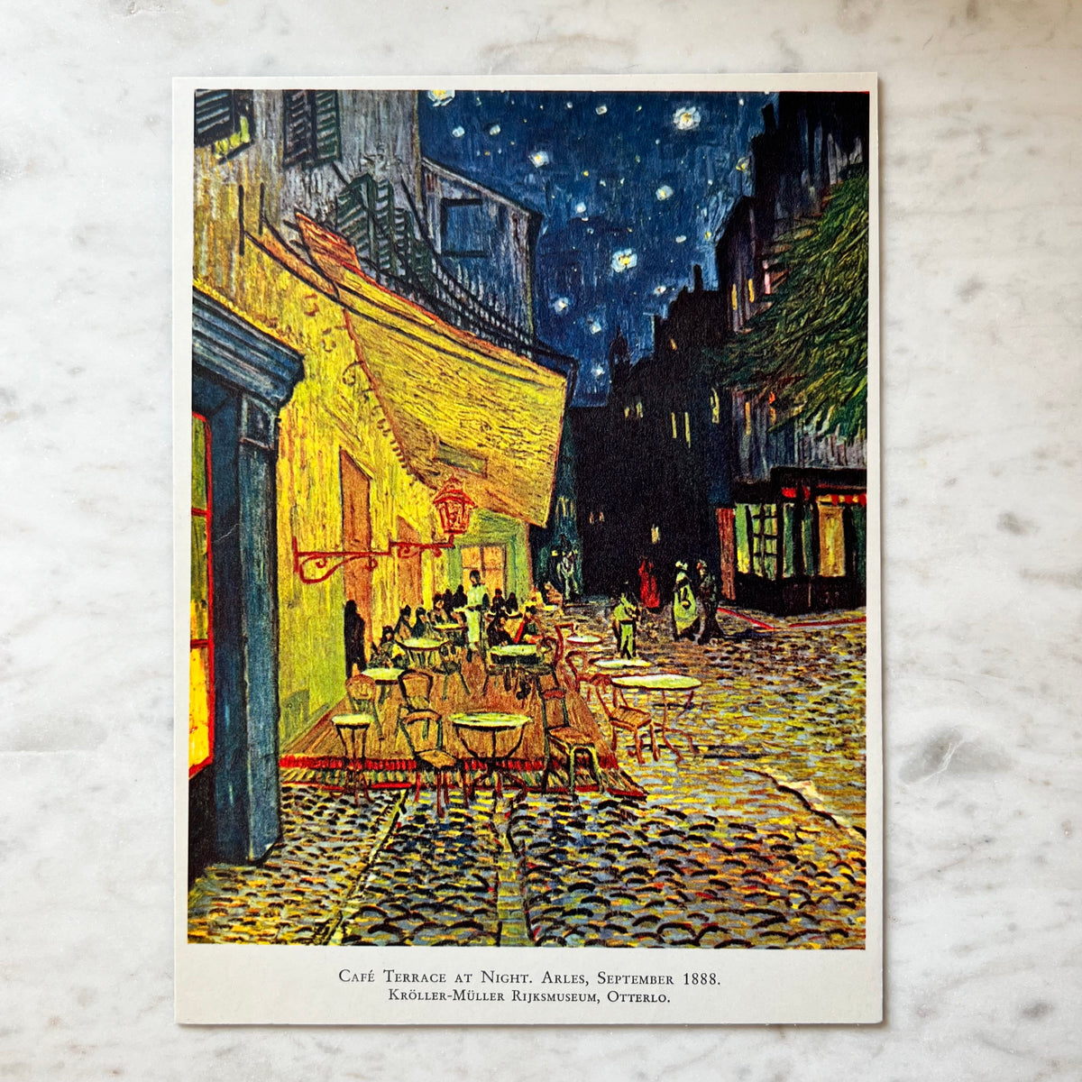 Vintage 1963 Van Gogh "Cafe Terrace at Night" Colorplate – GOLDEN RULE ...