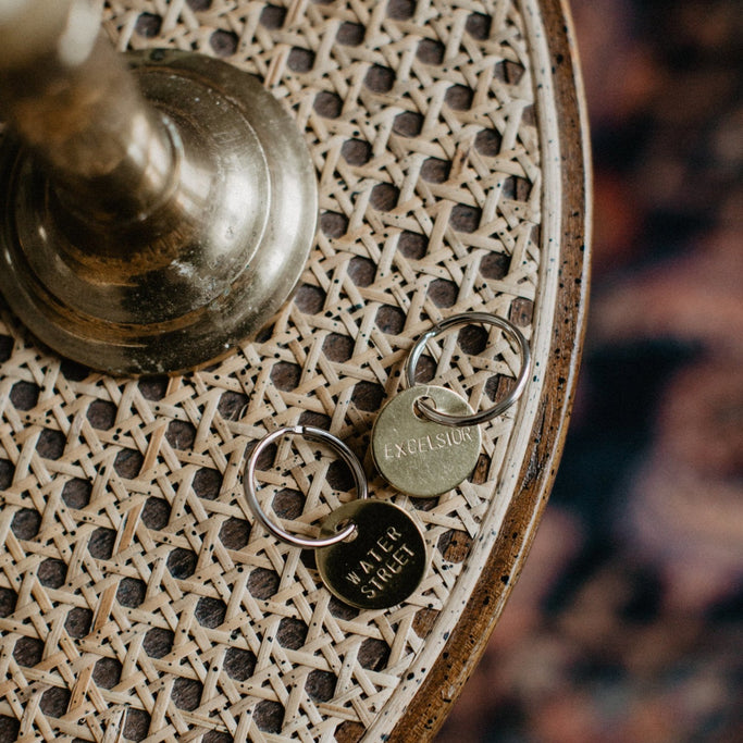 Custom Brass Key Chain | Golden Rule Gallery | Key Chains – GOLDEN RULE ...