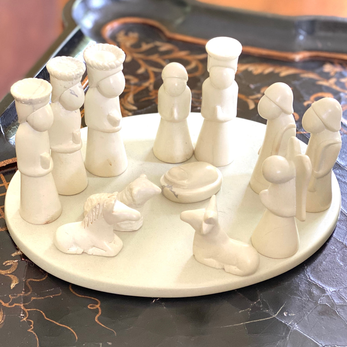 Soapstone Nativity Sculpture Set – GOLDEN RULE GALLERY
