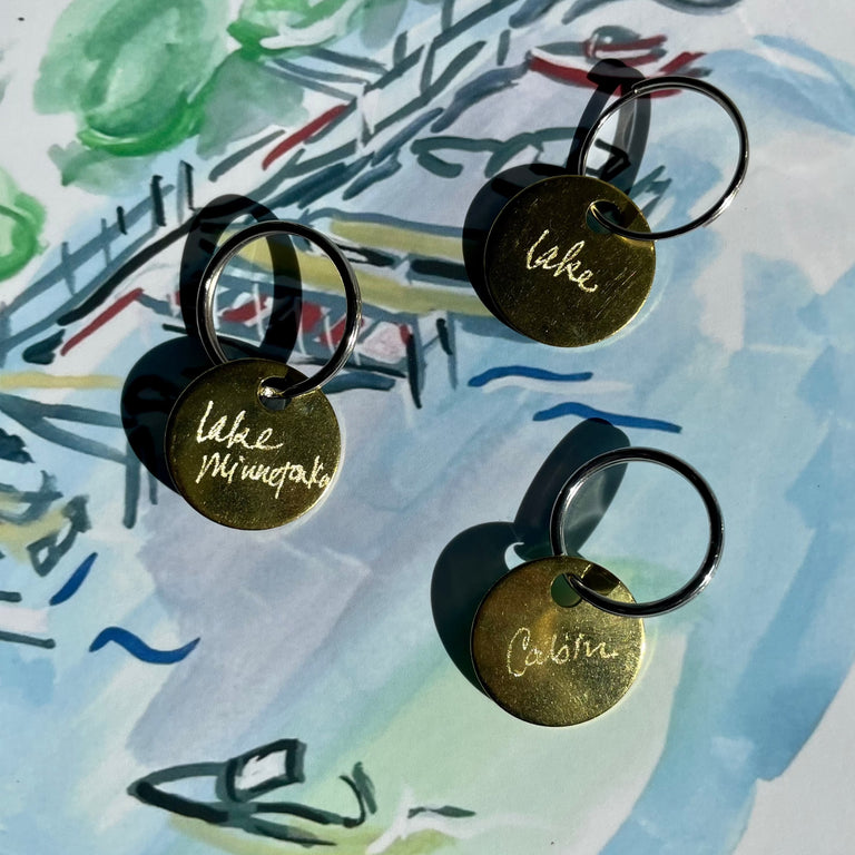 Custom Brass Key Chain | Golden Rule Gallery | Key Chains – GOLDEN RULE ...