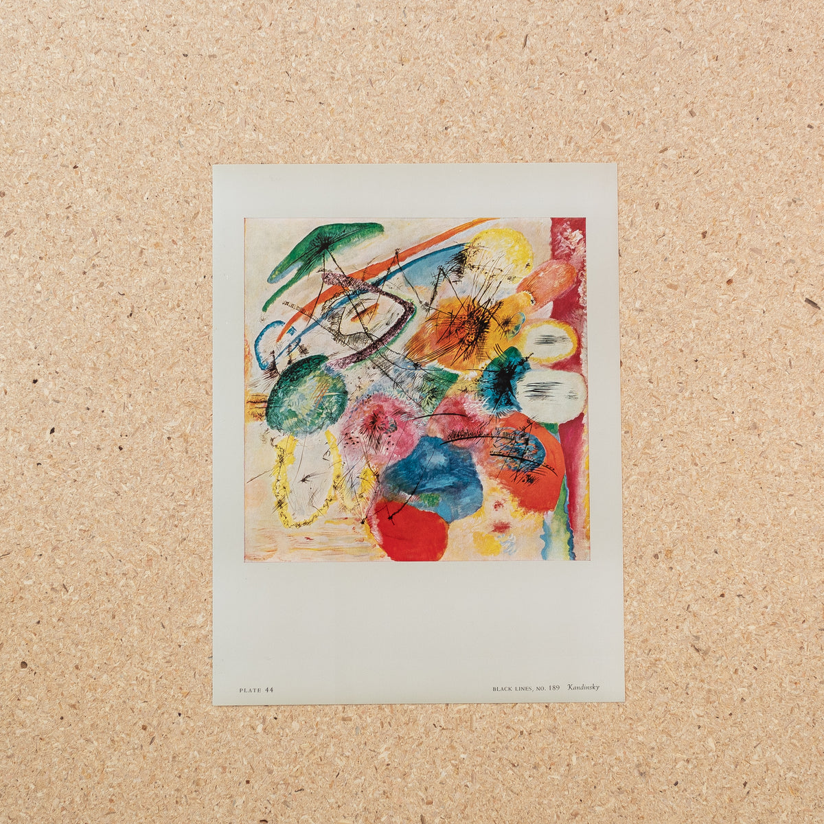 Vintage 1958 Kandinsky "Black Lines" Art Print – GOLDEN RULE GALLERY