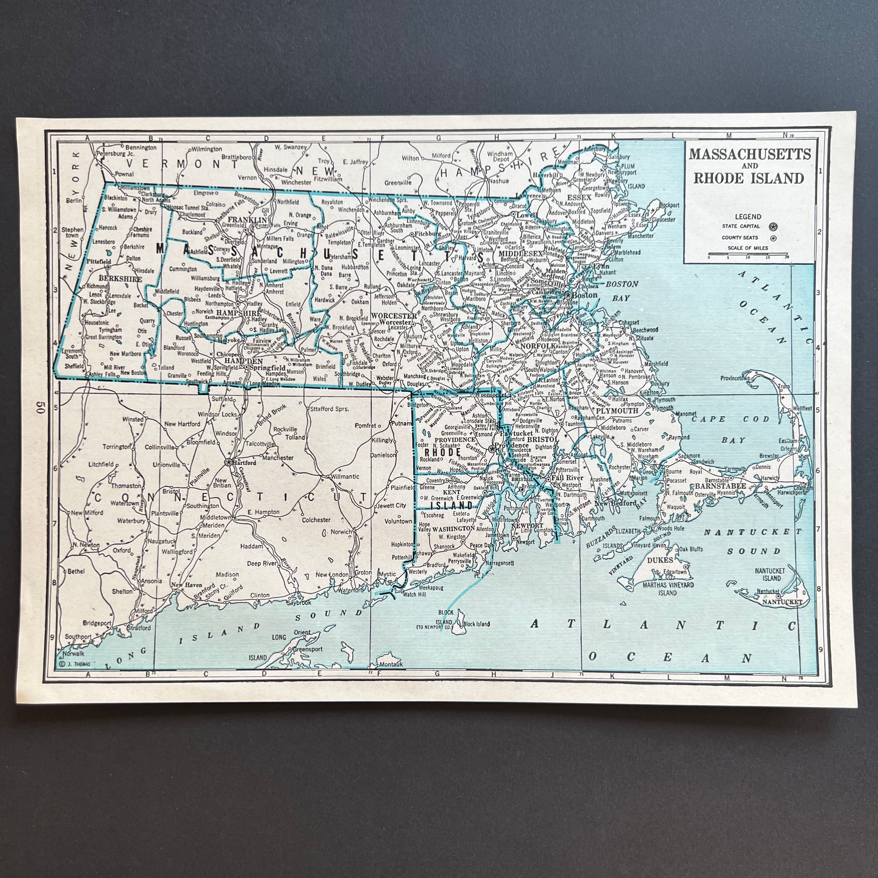 Vintage 1940 Census | Vintage Atlas Maps for Framing | Vintage World ...