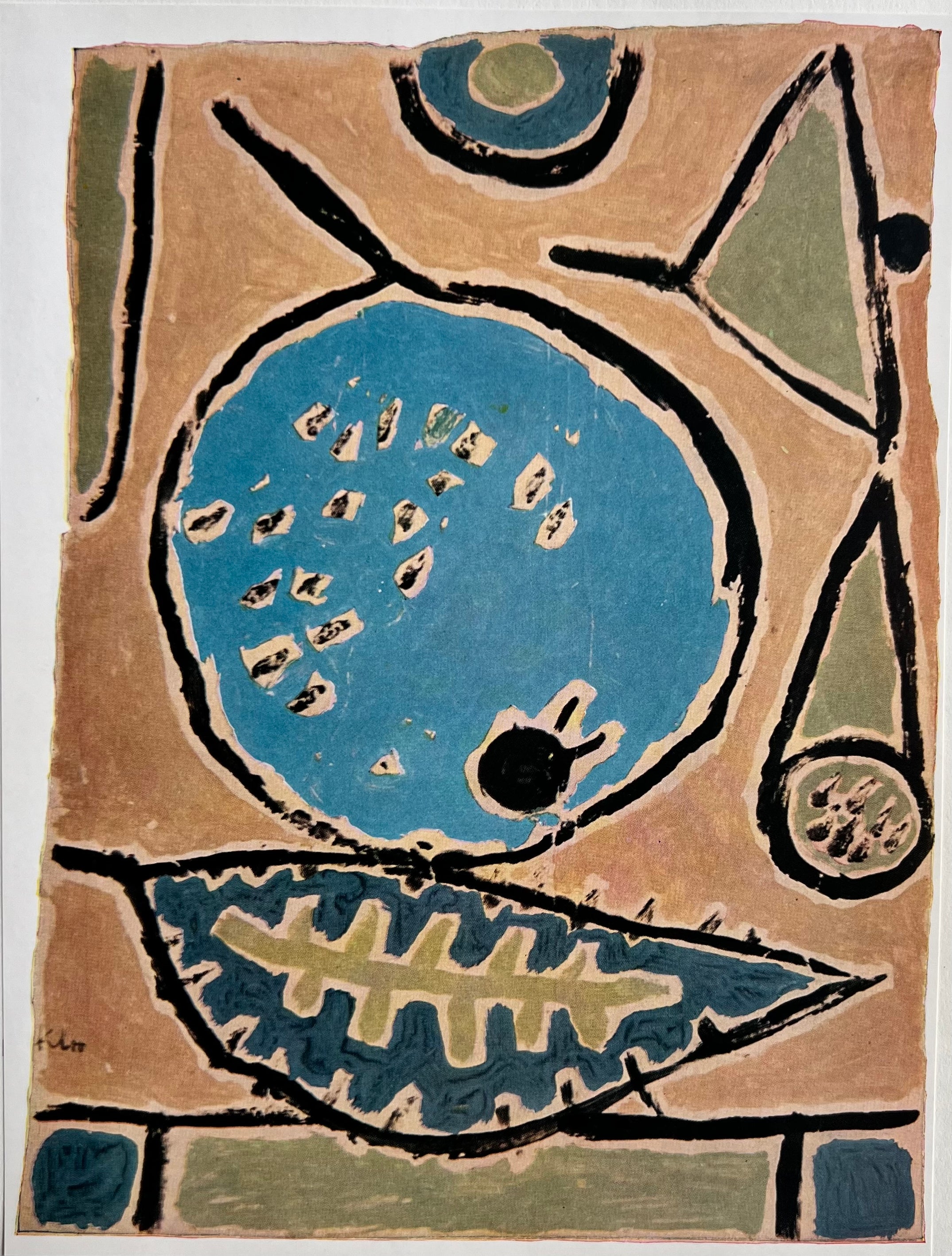 Rare Vintage 1955 Klee "Coelin Fruit" Offset Lithograph | Vintage Art ...