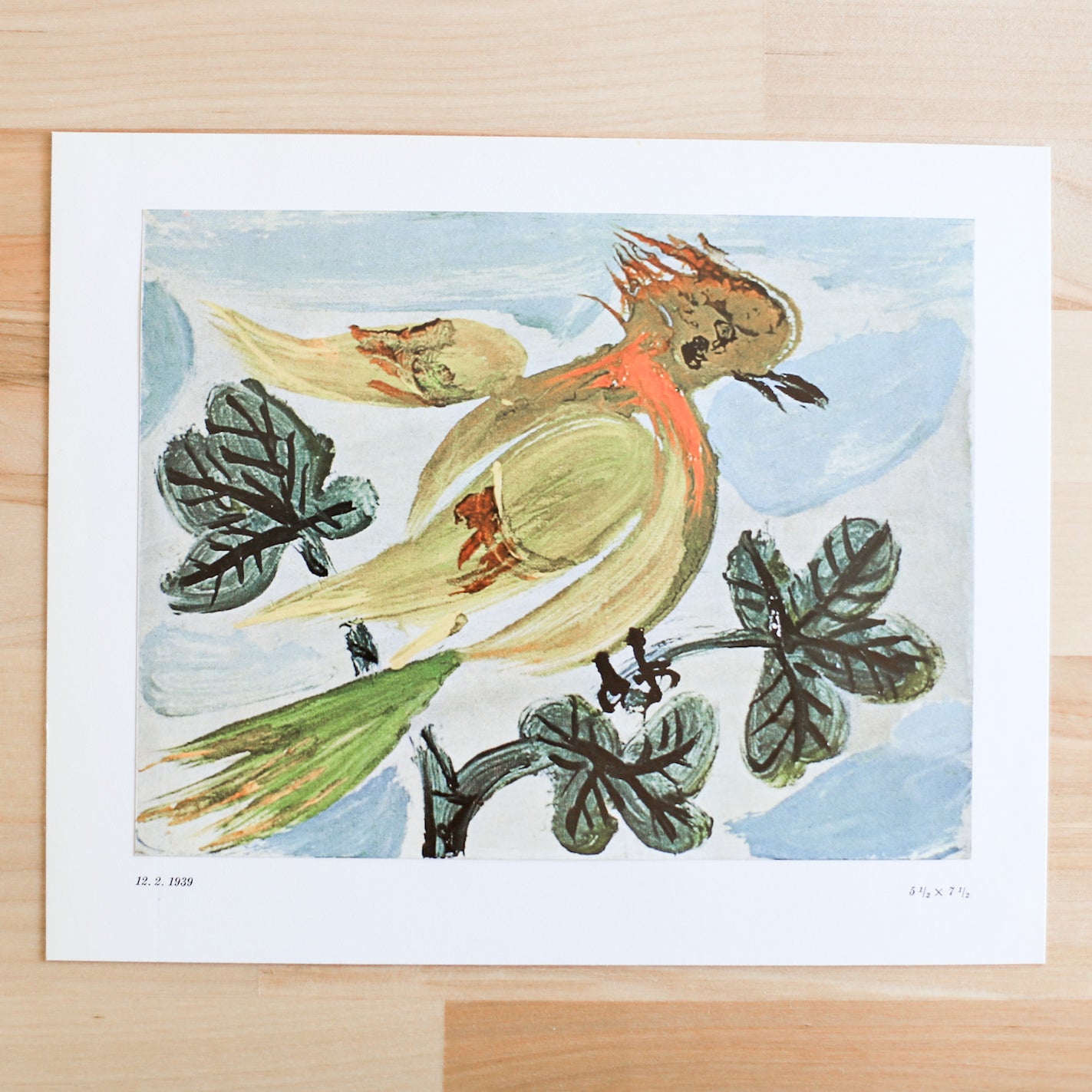 Picasso Bird Art Print | Vintage Mid Century Collectible Picasso Prints ...