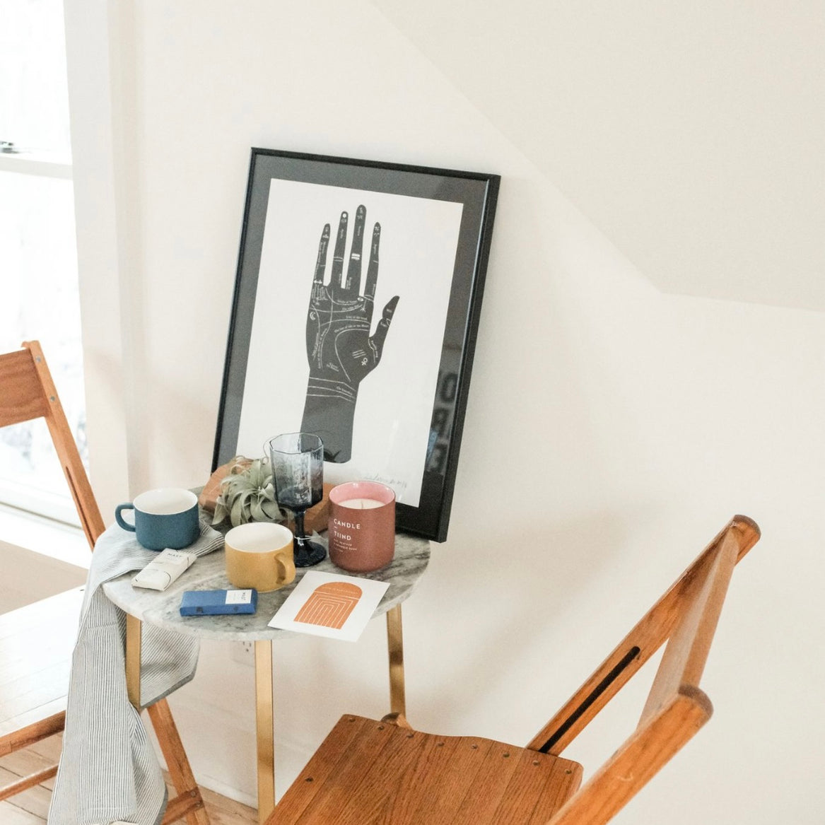 Palmistry Hand Art Print | Banquet Workshop | Screen Prints | Fortune ...
