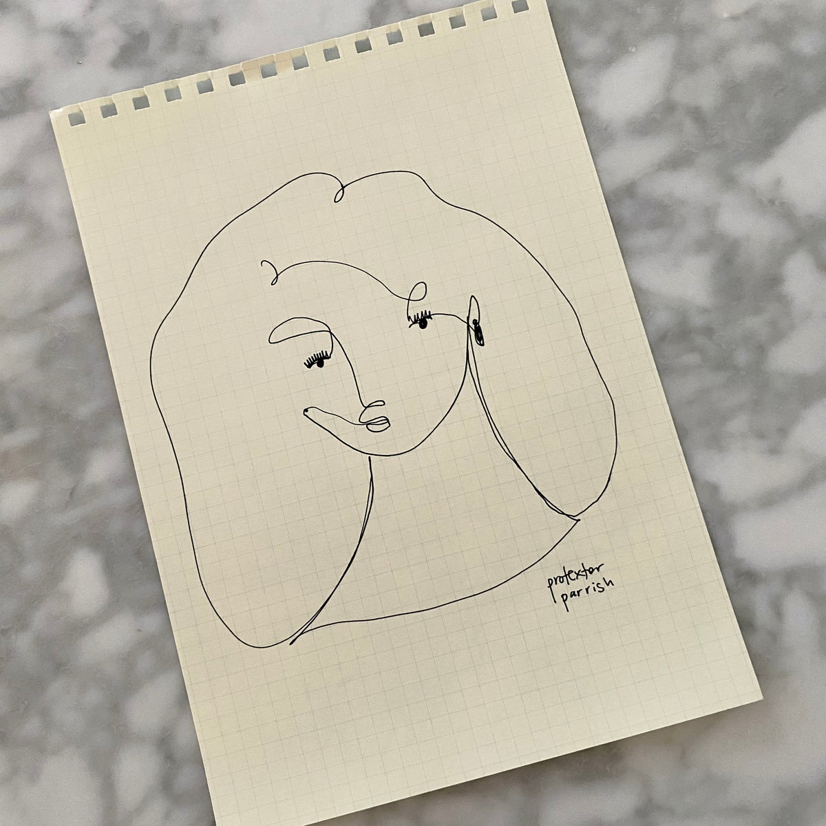 Original Single Line Contour Drawing 17 | Golden Rule Gallery – GOLDEN ...