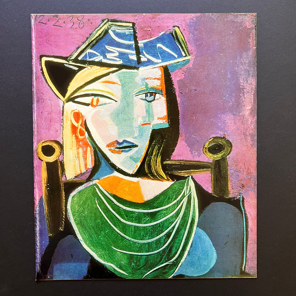 Famous Picasso Portrait Print | Vintage 1961 Pablo Picasso Girl with a ...