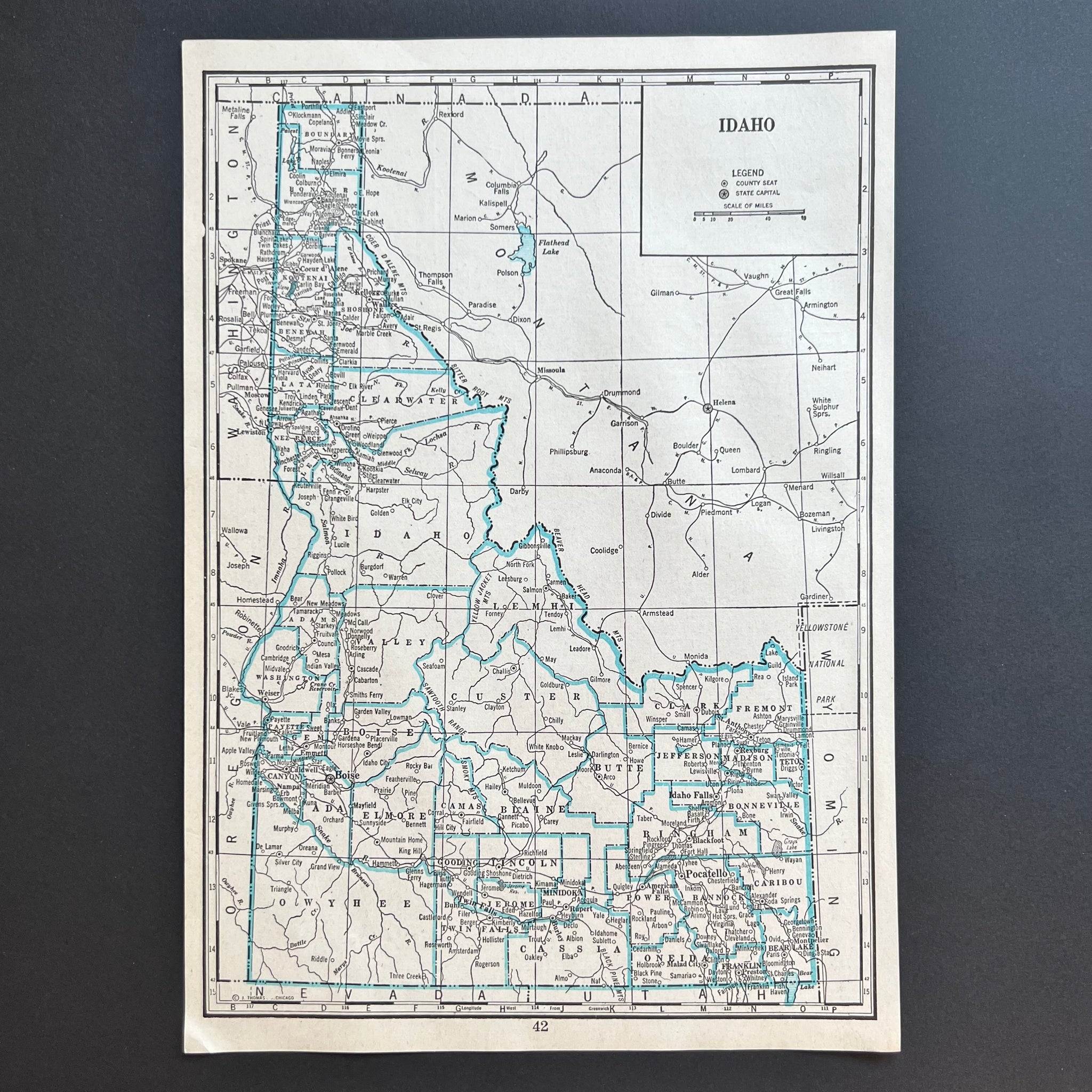 Vintage 1940 Census | Vintage Atlas Maps for Framing | Vintage World ...