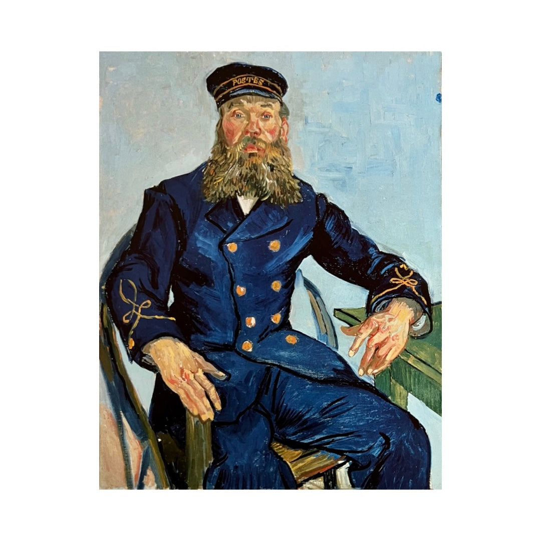 Vintage Van Gogh Postman Joseph Roulin Art Print | Golden Rule Gallery ...