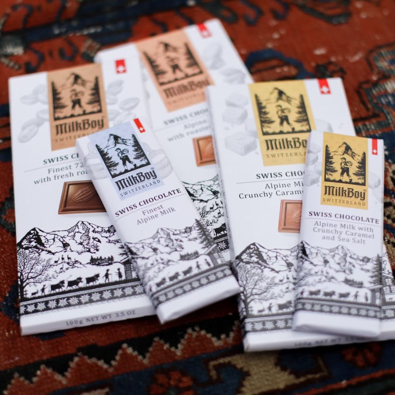 Milkboy Swiss Alpine Milk Chocolate with Roasted Almonds – GOLDEN RULE ...