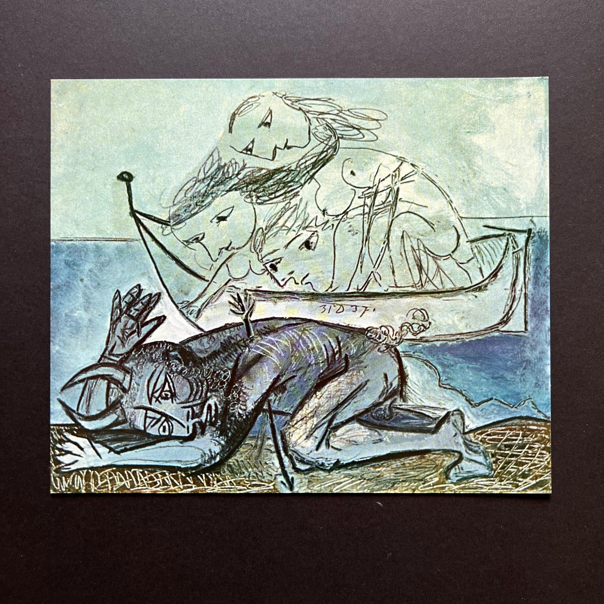 Vintage 1961 Pablo Picasso Minotaur and Three Muses Art Print ...